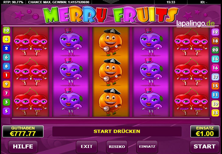 Merry Fruits - best slots in online casino lapalingo