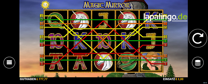 Magic Mirror - Online Slot: Jetzt mit 100€ Bonus spielen!